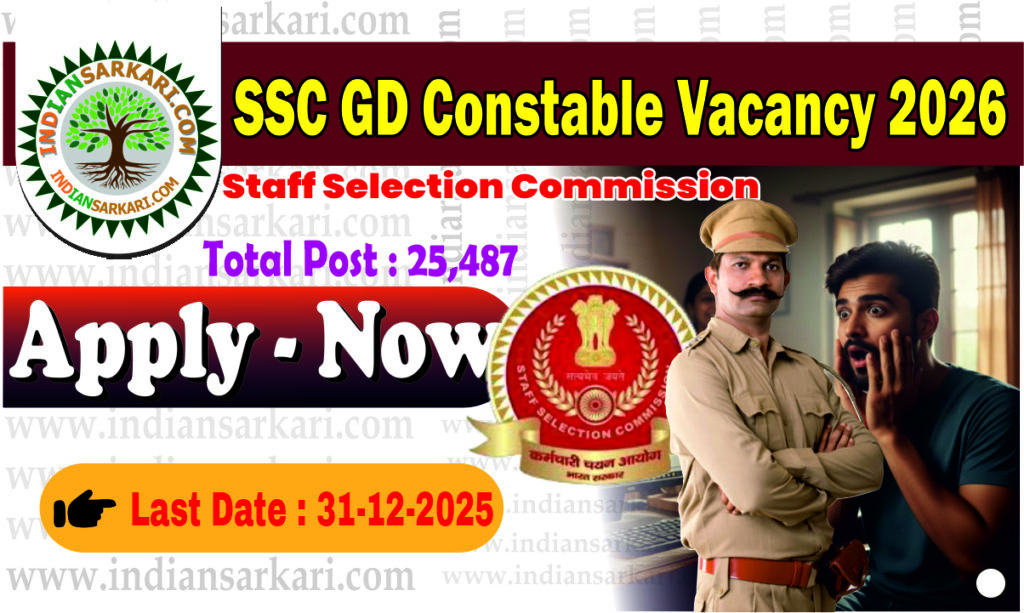 SSC GD Constable Vacancy 2026 OUT Direct Apply Online Links,Check ...